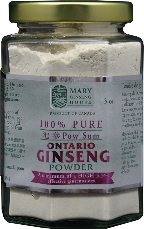 100% Pure Ginseng Powder (3 oz) - Mary Ginseng House